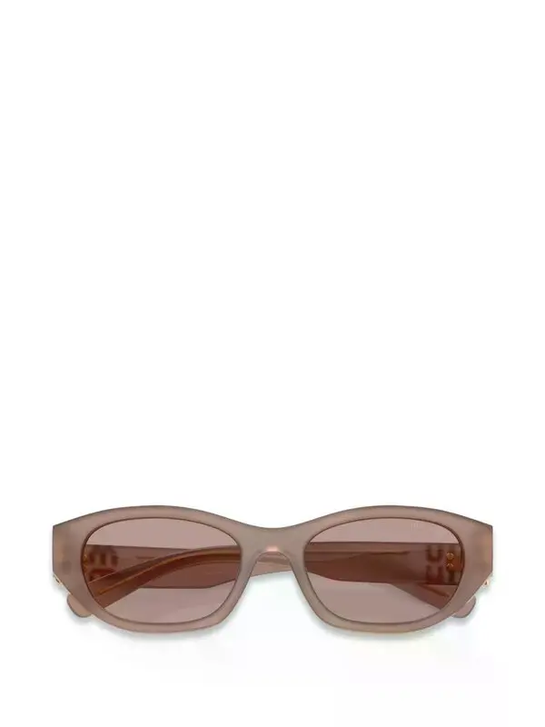Miu Miu Geometric Frame Sunglasses