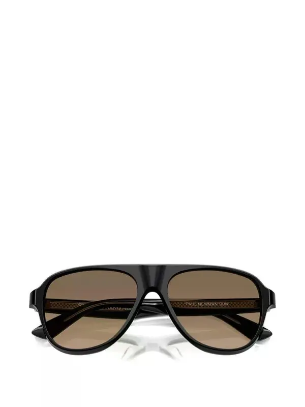 Oliver Spencer Pilot Frame Sunglasses - Black