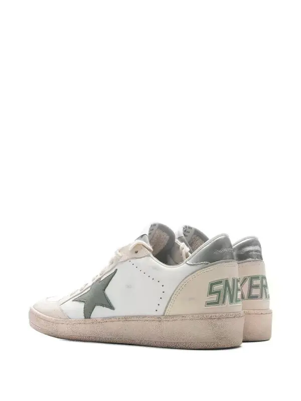 GOLDEN GOOSE Low Top Sneakers With Star Patch - White
