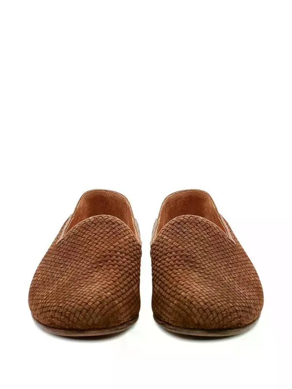 Premiata Interwoven Suede Loafers
