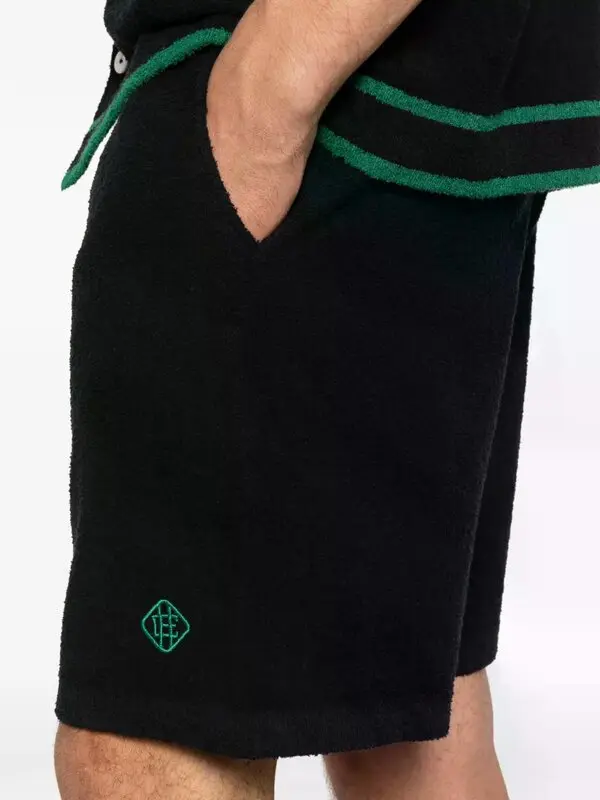 CHE Armas Bouclé Drawstring Shorts