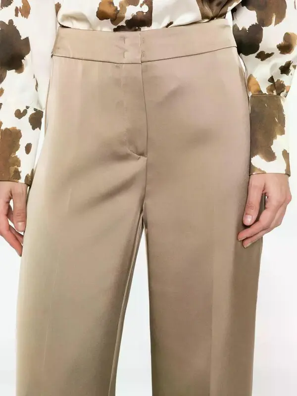 PENNYBLACK Sand Beige Wide-leg Trousers