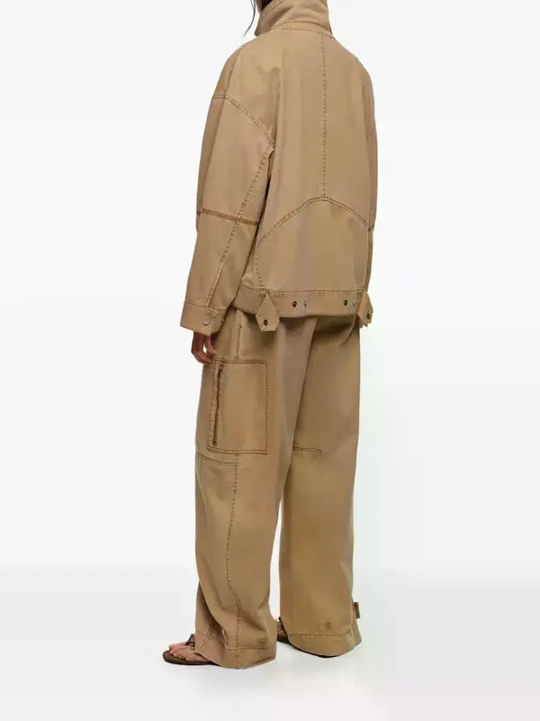 Bimba Y Lola Oversized Buttoned Jacket