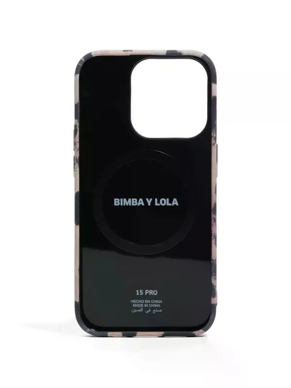 Bimba Y Lola Iphone 15 Pro Animal-print Phone Case