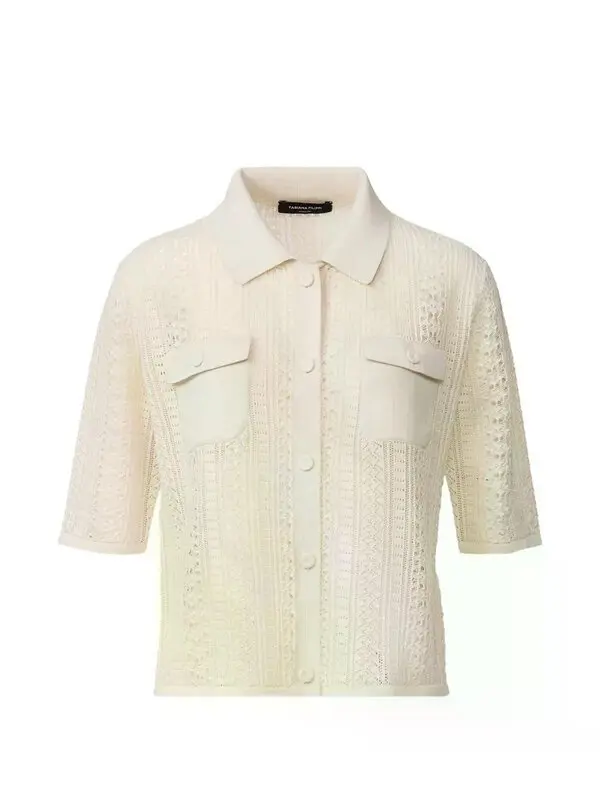 Fabiana Filippi Open-knit Shirt - Neutrals