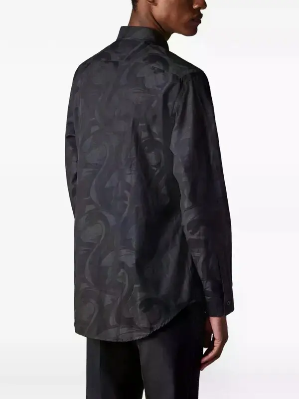 Paul Smith Swan Jacquard Cotton Shirt