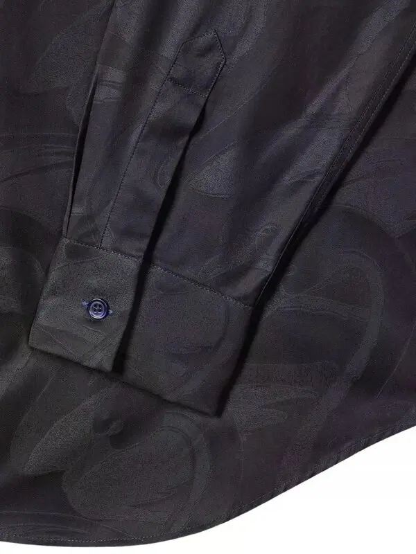 Paul Smith Swan Jacquard Cotton Shirt