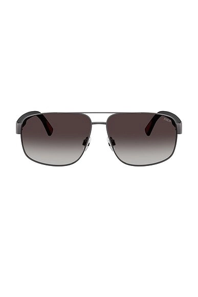 Polo Ralph Lauren Aviator Sunglasses - Grey