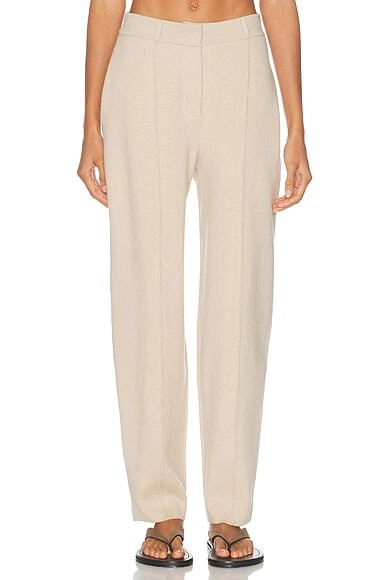 SRG Marielle Knit Tapered Trousers - Tan