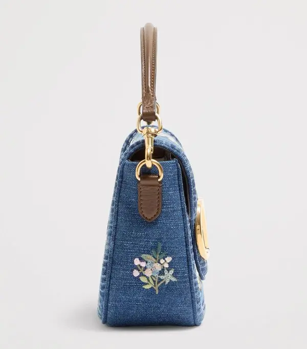 Valentino Garavani Embroidered Locò Shoulder Bag