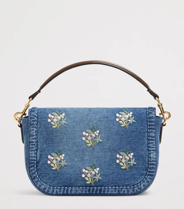 Valentino Garavani Embroidered Locò Shoulder Bag