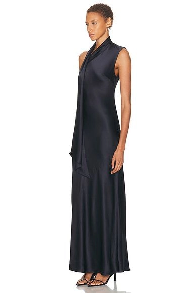 SRG Arden Silk Dress - Navy