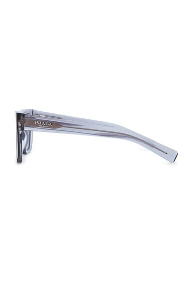 Prada Rectangle Sunglasses - Clear
