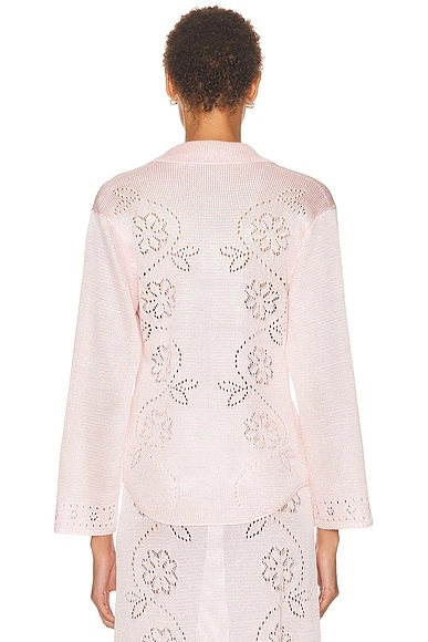Calle Del Mar Vine Floral Long Sleeve Shirt - Primrose