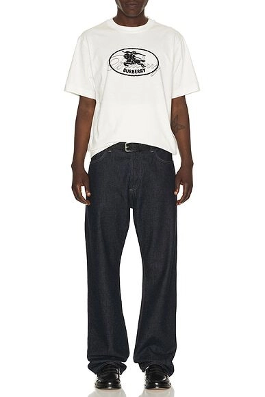 Burberry Ryan Script T-shirt - Chalk