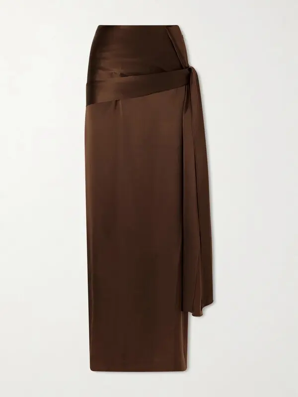 HEIRLOME Mila Silk Maxi Skirt