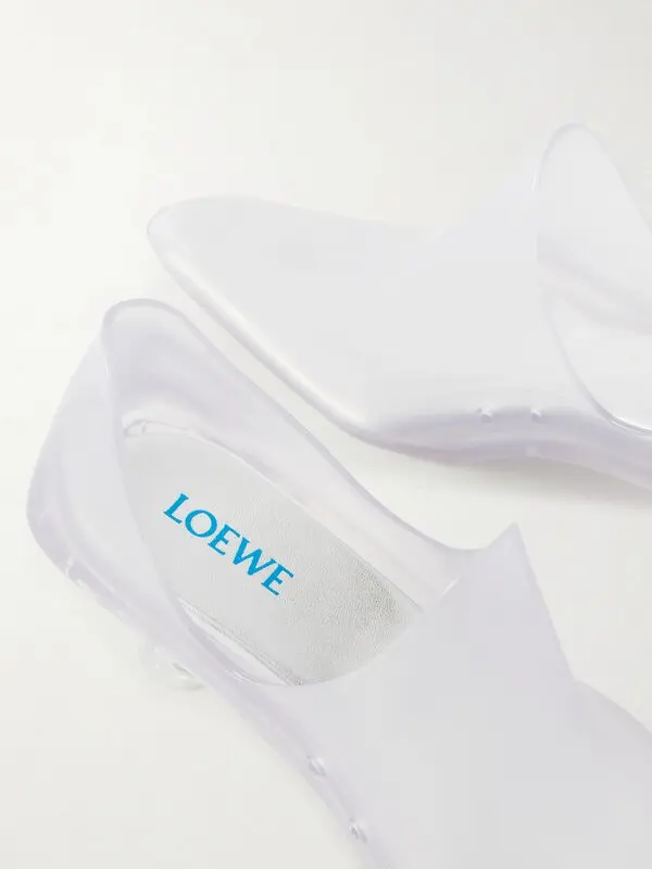 Loewe Emily Aqua Pvc Ankle Boots