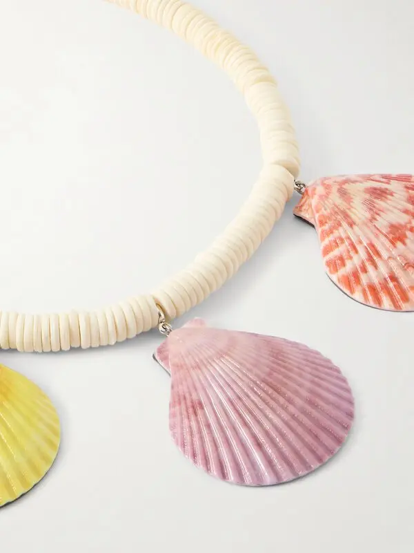 JULIETTA Exclusive Gold-tone Shell Beaded Necklace
