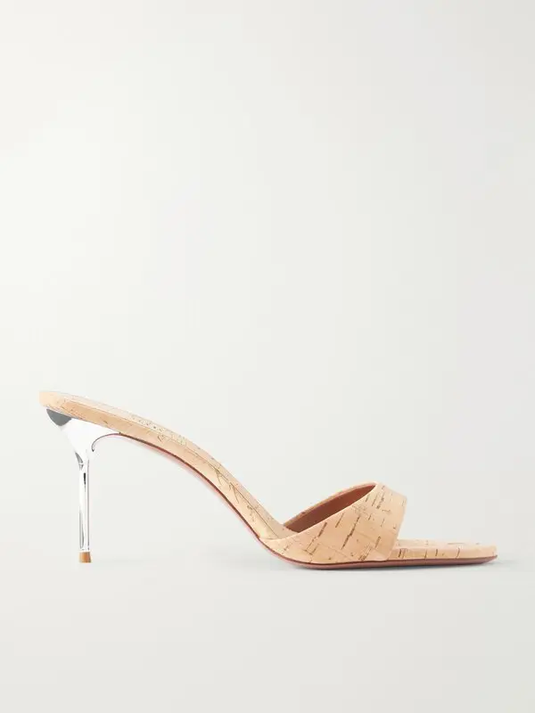 Paris Texas Lidia 70 Cork Mules