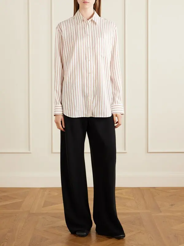 THE ROW Gala Crepe Wide-leg Pants