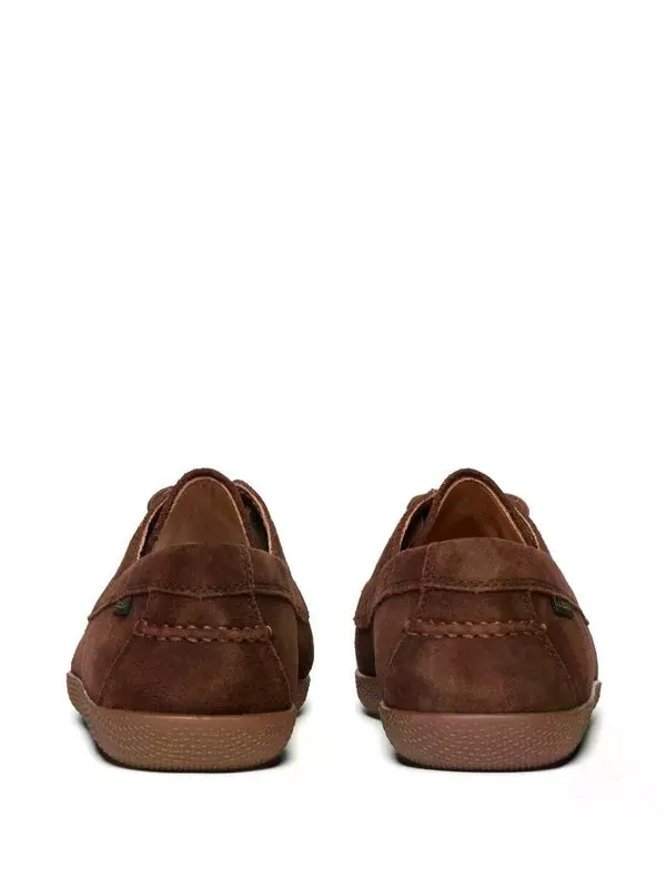 G.H.BASS Wilton Suede Lace-up Boat Shoes