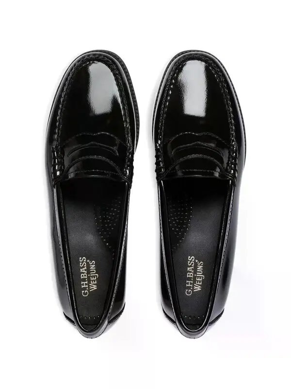 G.H.BASS Patent Penny Loafers