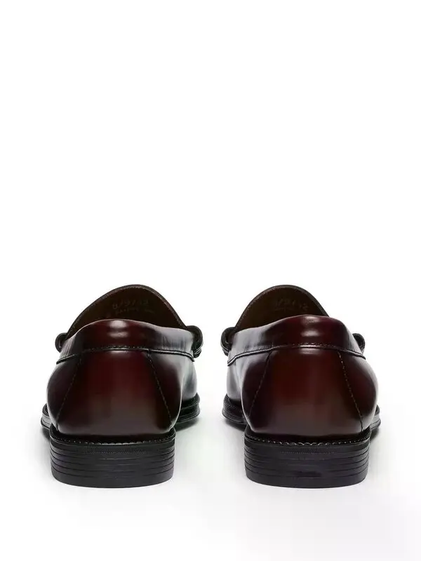 G.H.BASS Penny Loafers With Horsebit Detail - Red