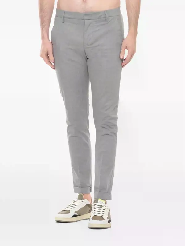 DONDUP Button-detail Trousers - Grey