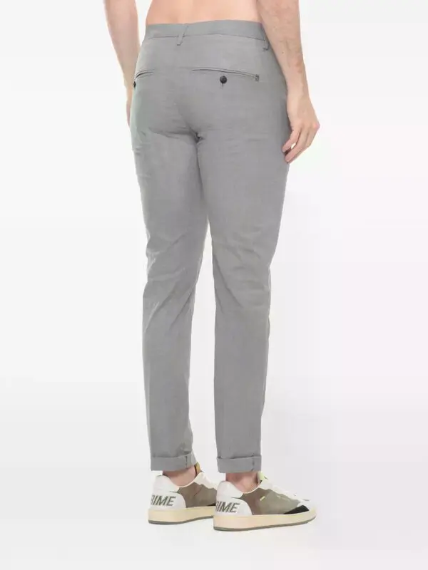 DONDUP Button-detail Trousers - Grey