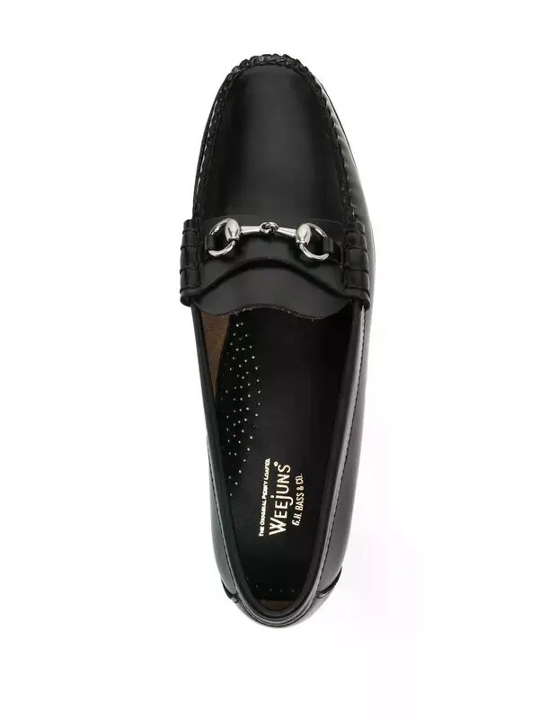 G.H.BASS Lincoln Heritage Horse Leather Loafers - Black
