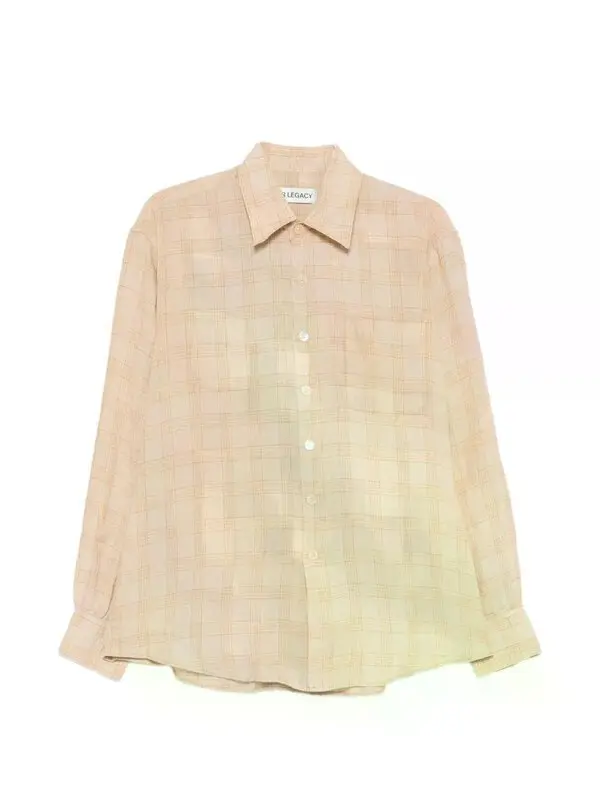 Our Legacy Checked Linen Shirt
