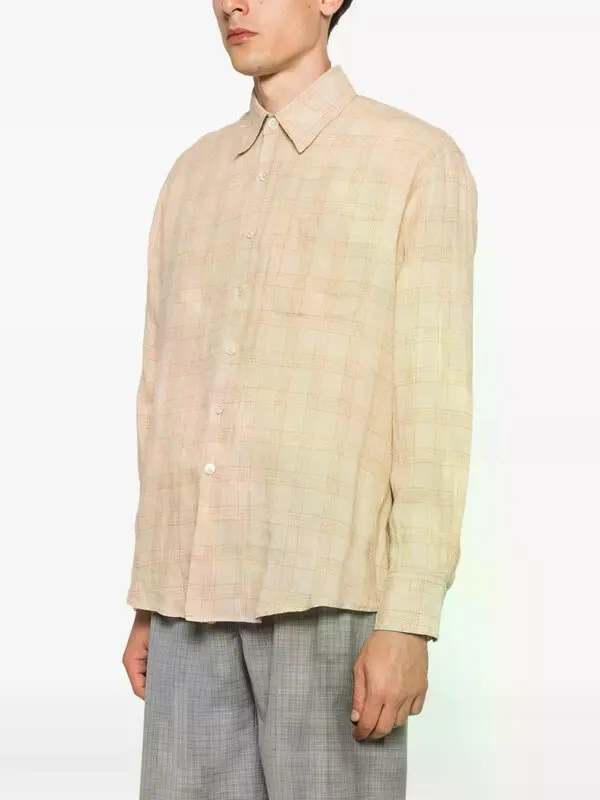 Our Legacy Checked Linen Shirt
