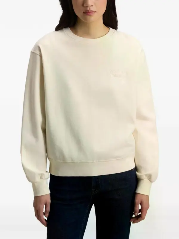 Woolrich Crew-neck Sweatshirt With Embroidered Logo