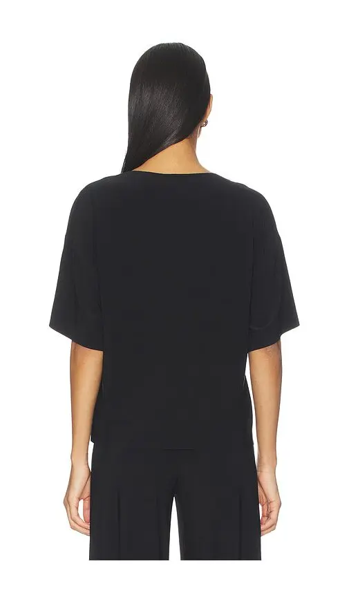 Norma Kamali Lifestyle Short Sleeve Boxy T-shirt