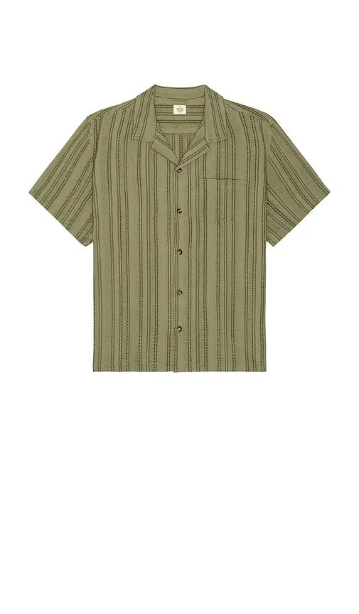 Marine Layer Dobby Resort Shirt In . Also