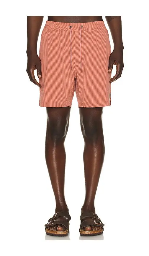 Marine Layer 6 Lined Sport & Swim Short In . Also - Red