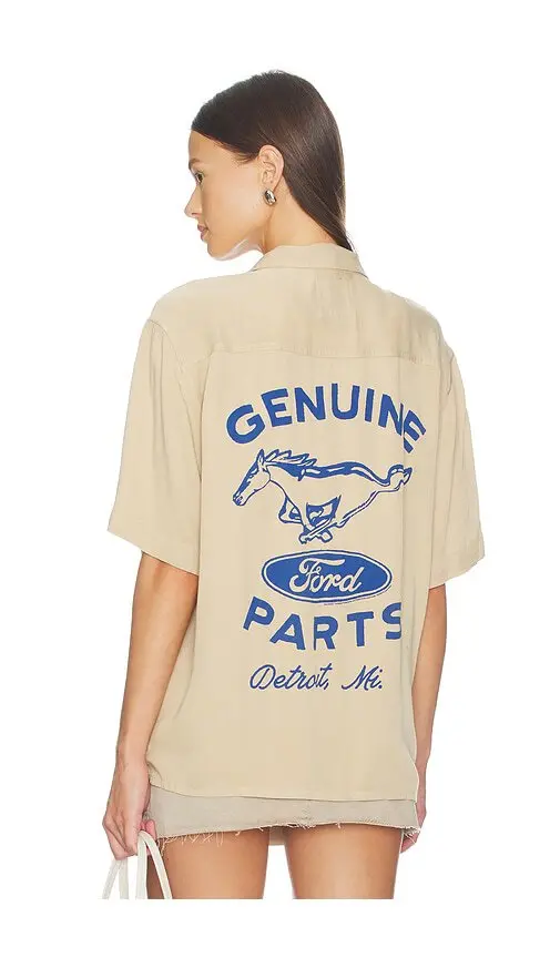Junk Food Ford Mustang Camp Shirt