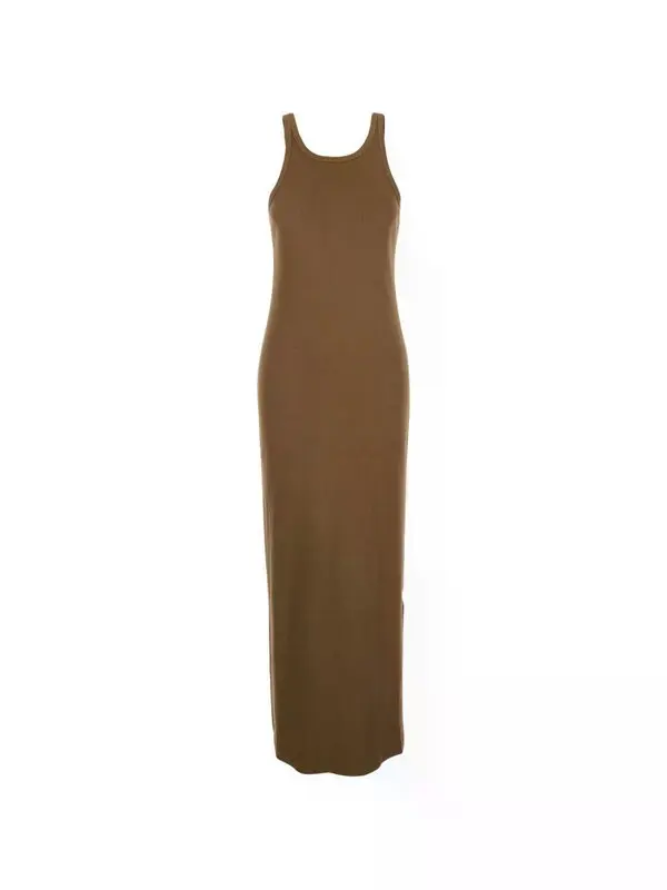 JUCCA Ribbed Sleeveless Midi Dress