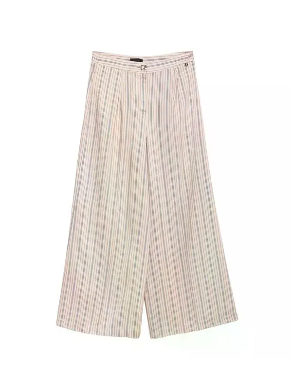 Liu Jo Striped Tailored Trousers - Neutrals