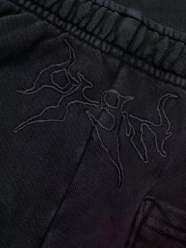 D-R-G-N Lian Straight-hem Trousers - Black
