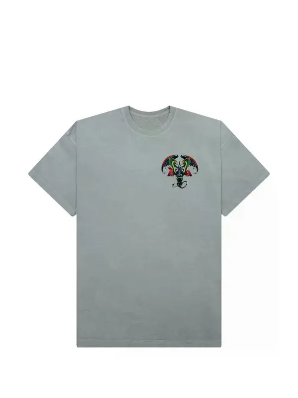 D-R-G-N Dragon-graphic T-shirt