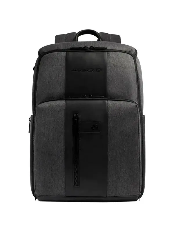 PIQUADRO Zipped Panelled Backpack - Grey