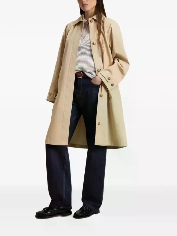 Woolrich Raglan-sleeve Trench Coat