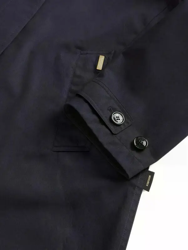 Woolrich Raglan Sleeve Coat With Classic Collar