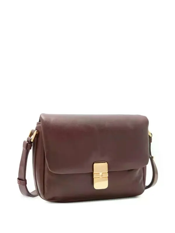 A.p.c. Small Grace Leather Shoulder Bag - Brown