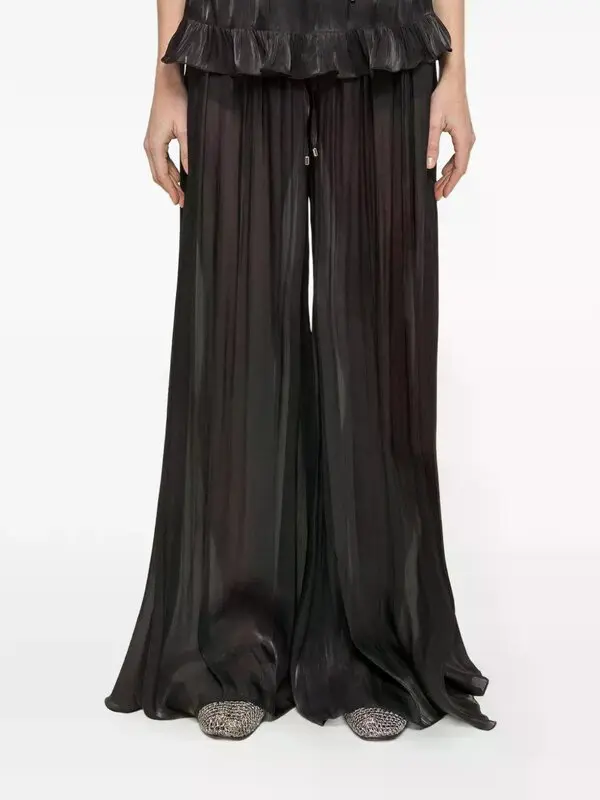 NISSA Ruffled Drawstring Trousers