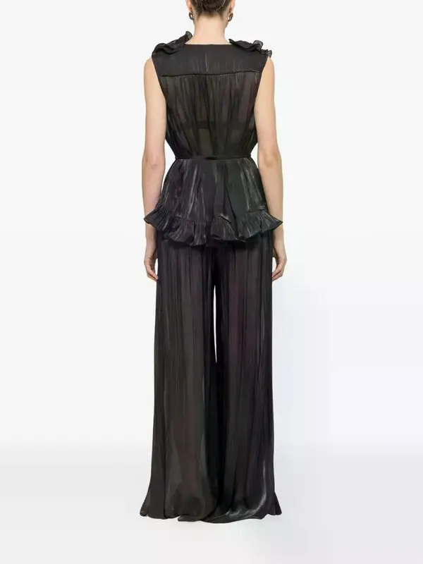 NISSA Ruffled Drawstring Trousers
