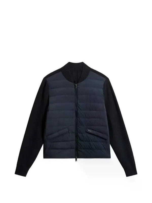 Woolrich Quilted Bomber Jacket With Zip Fastening