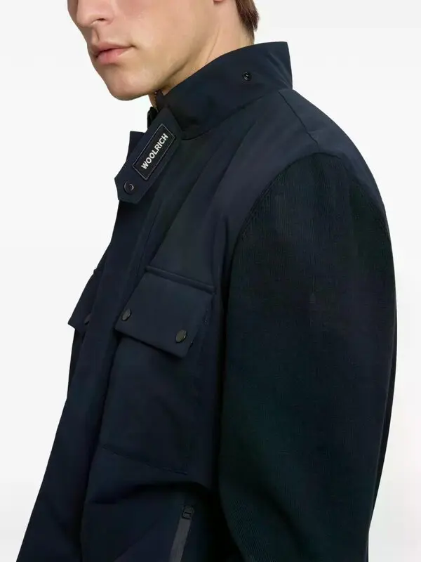 Woolrich Two Layers Hybrid Flap-pocket Jacket