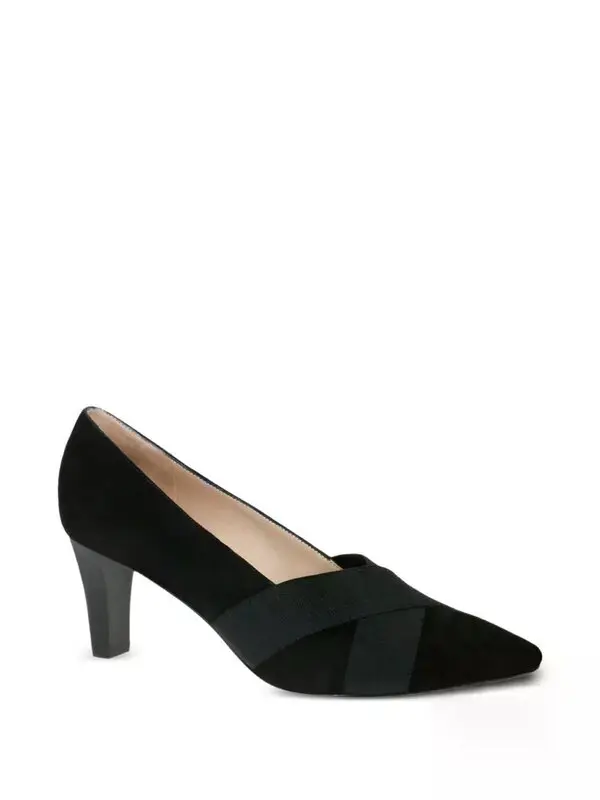 PETER KAISER Suede Pumps With Elastic Crossover Strap
